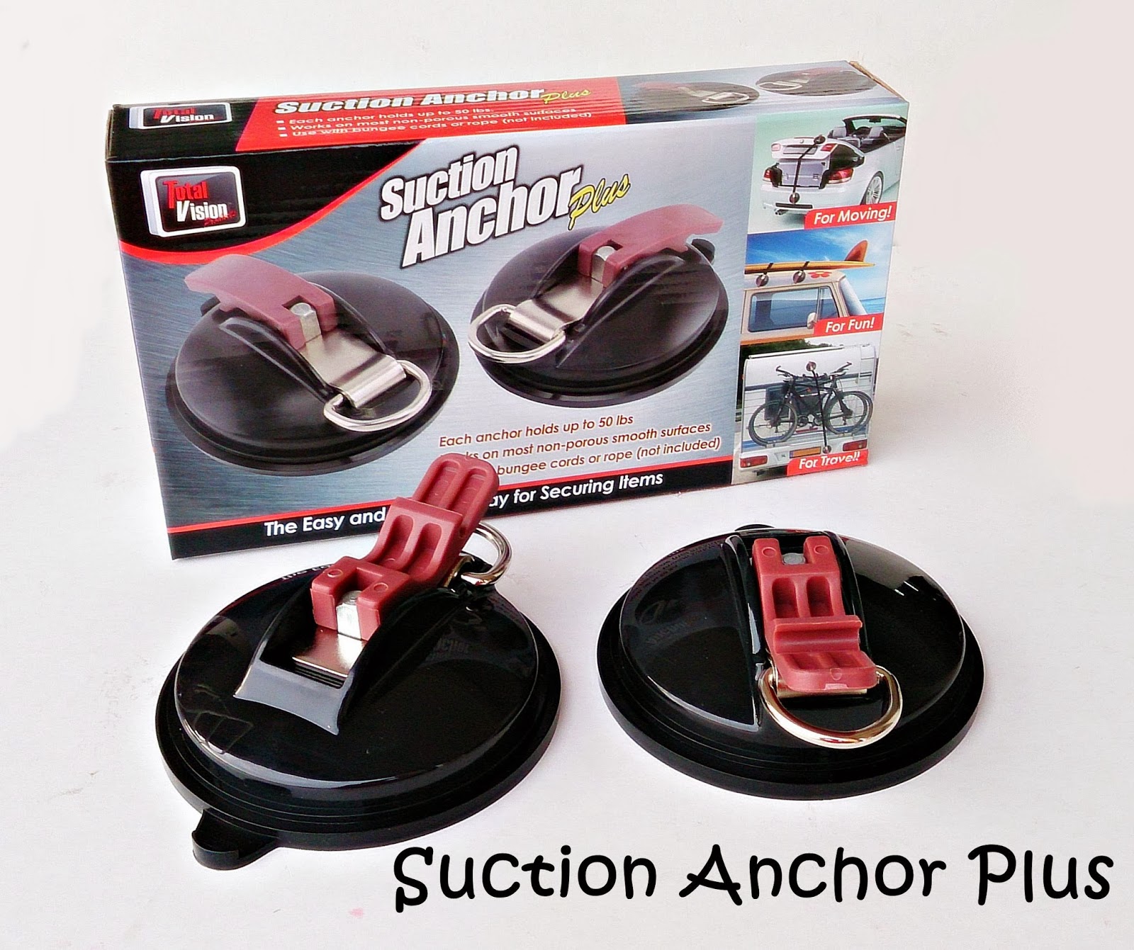 Βεντούζες Δεσίματος Ασφαλείας για το Αυτοκίνητο «Suction Anchor Plus»