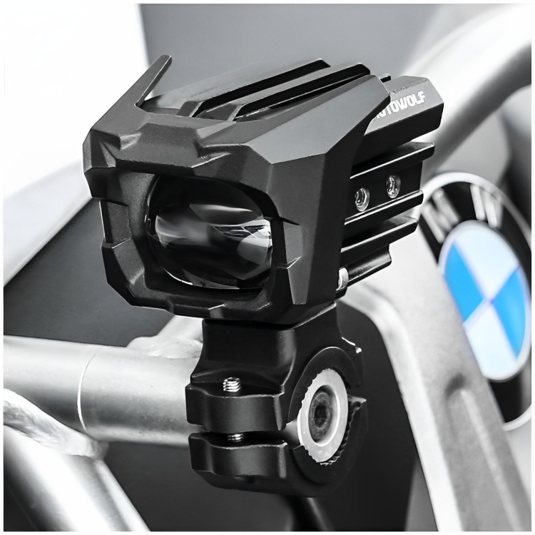 Motowolf Σετ 2 Αδιάβροχοι LED Προβολείς Μηχανής Αλουμινίου