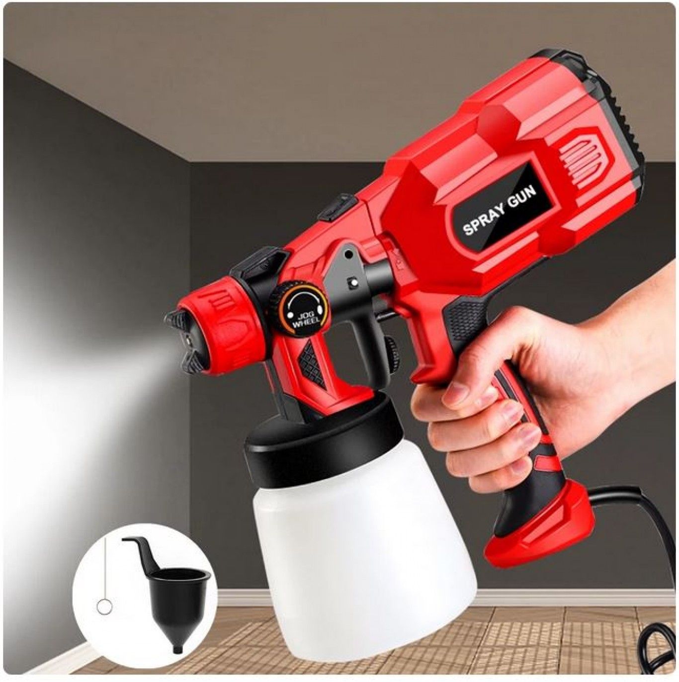 Ηλεκτρικό Πιστόλι Βαφής 550W 800ml