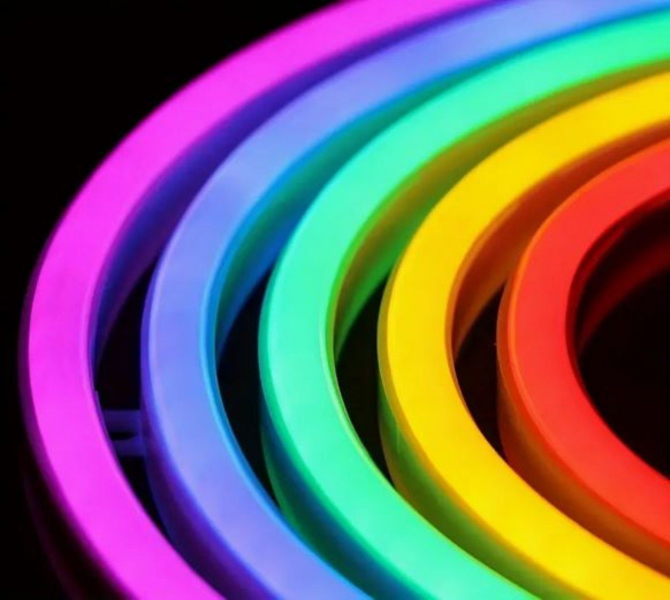 Διακοσμητικό Neon LED Φωτιστικό Ουράνιο Τόξο Πολύχρωμο Decoration Lamp ...