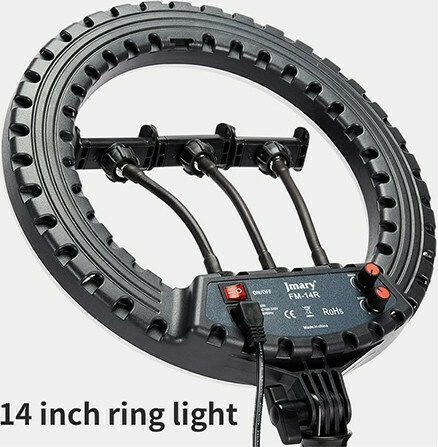 Επαγγελματικό Φωτιστικό Ring Light 34εκ. με Βάσεις για Κινητό και ...