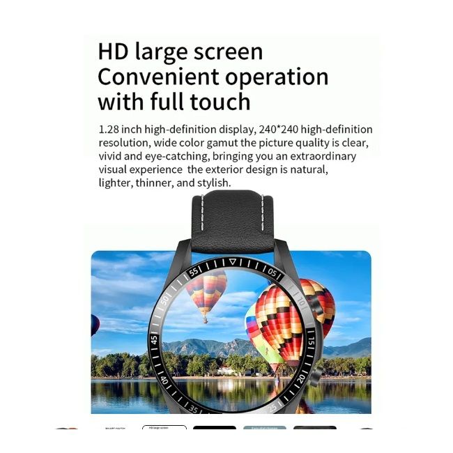 Bluetooth Smartwatch S36 Pro - Ρολόι με Έγχρωμη Οθόνης Αφής Οξύμετρο ...