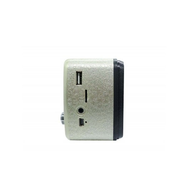Επιτραπέζιο Retro Ραδιόφωνο με Bluetooth και USB Επαναφορτιζόμενο Ασημί